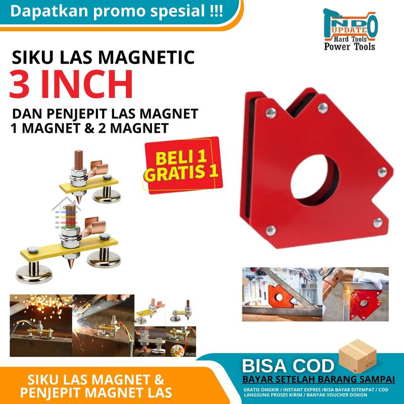 Penjepit Las Magnet Klem Tang Las 1magnet Clam Kabel Massa Travo - Shop | Tokopedia