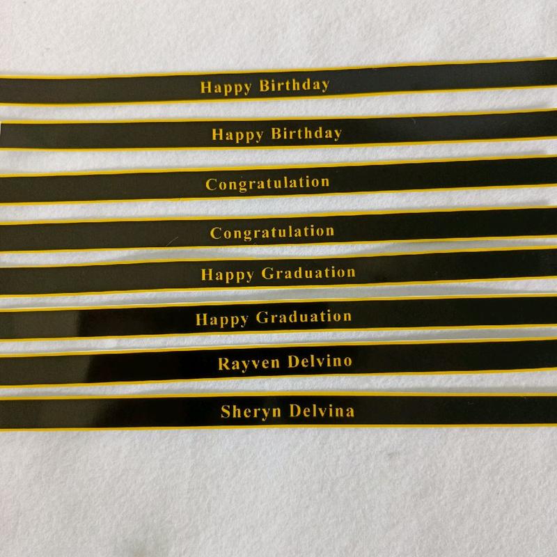 slempang nama / slempang happy graduation dll - Shop | Tokopedia