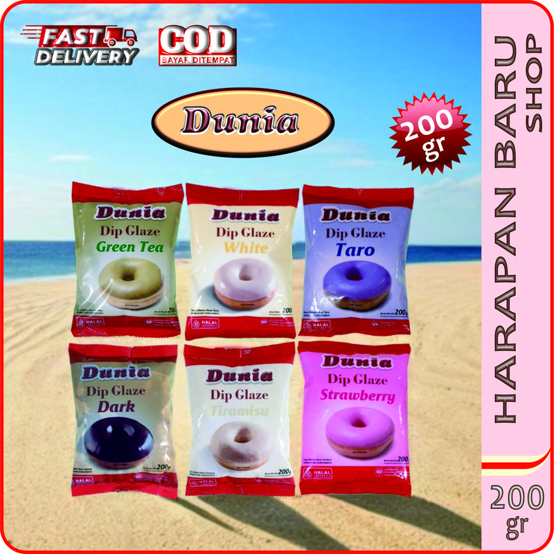 Dunia Dip Glaze 200 gr - Saus Selai Manis - Olesan - Topping/Glaze ...