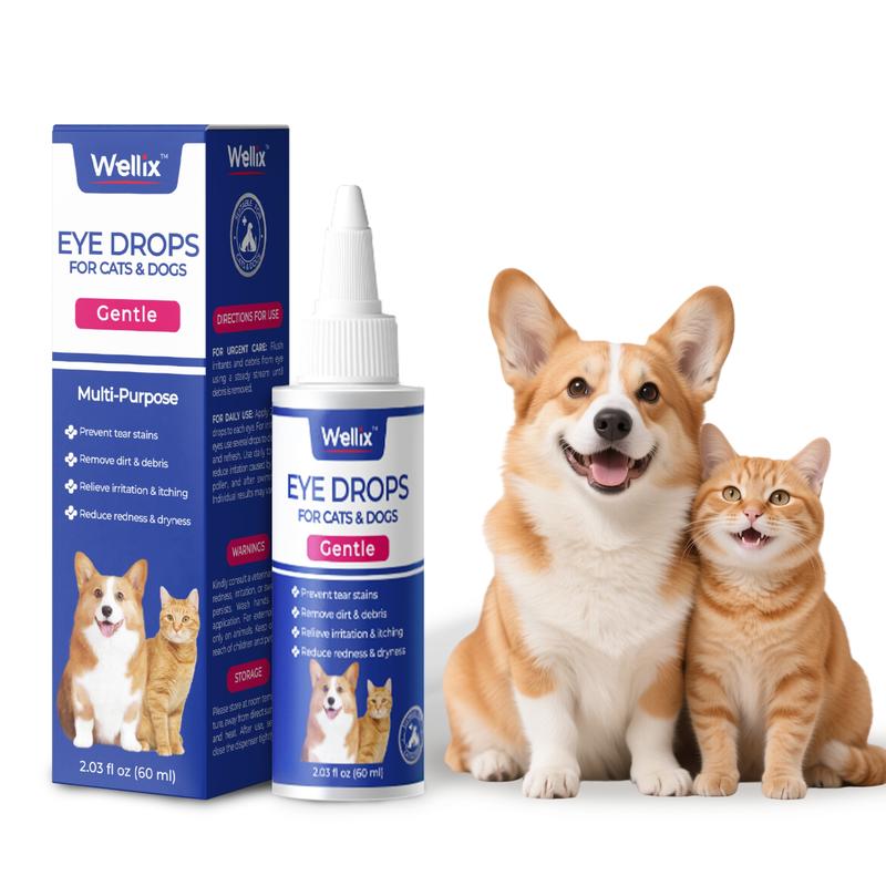 Wellix Pet Eye Drops – Blueberry Soothing Formula for Allergy ...