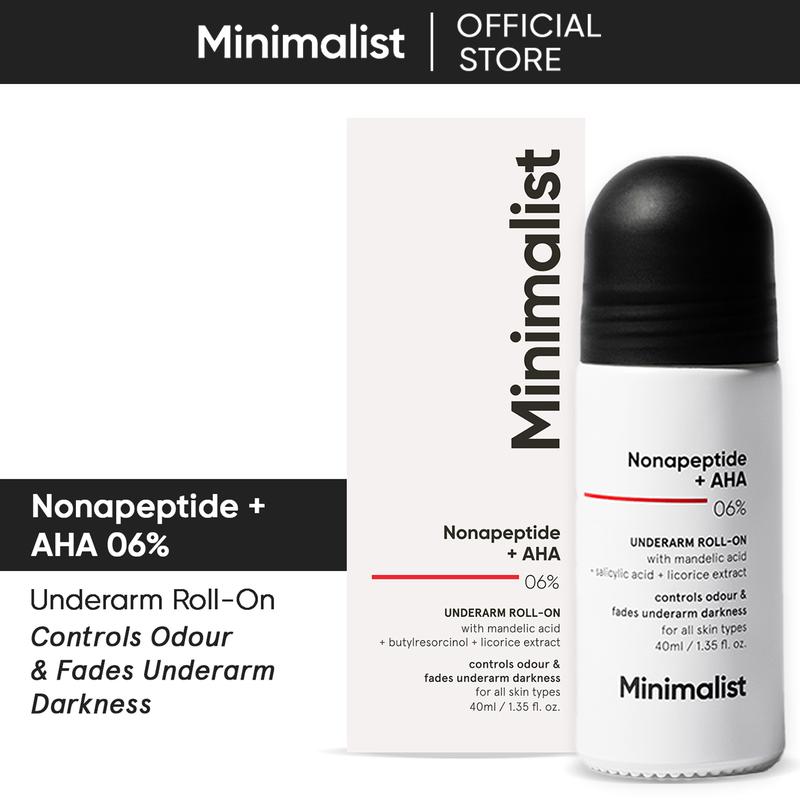 Minimalist Nonapeptide + AHA 6% Underarm Roll on | Fragrance - TikTok ...