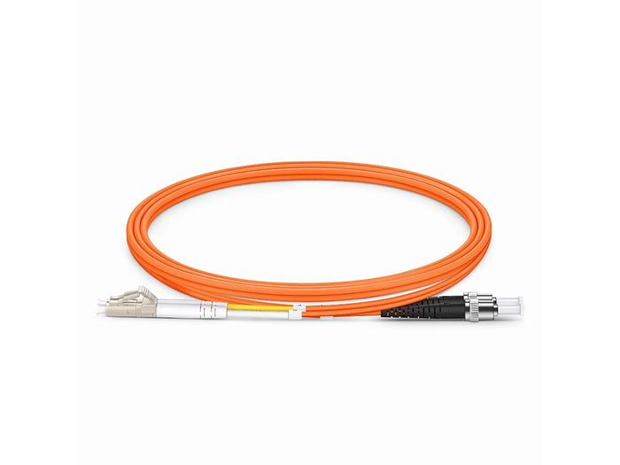 Jual OM2 50/125 LC to ST Duplex Multimode Fiber Optic Patch Cable 100 ...