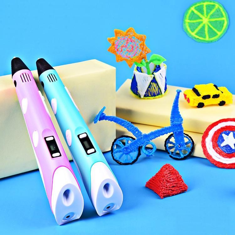 𝟰𝗶𝗻𝟭 3D Pen Set Printing Kids Drawing 3D Printer PLA Filament - TikTok ...