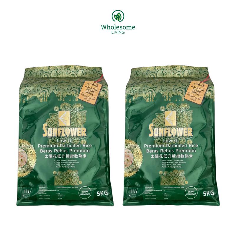 [Twin Bundle] Sunflower Premium Parboiled Rice 5kg Low GI Made - TikTok ...
