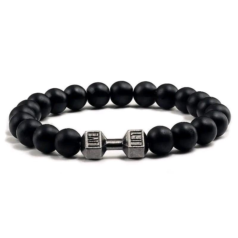 Gelang Batu Barbel Hitam Onyx AK47 Gym Pria - Shop | Tokopedia