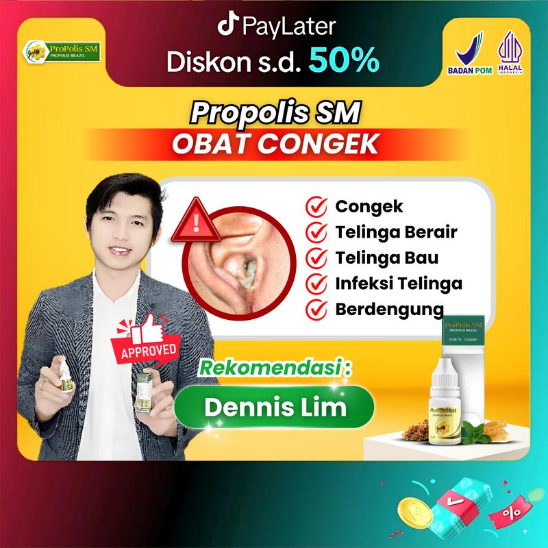 Propolis SM Obat Congek Bernanah Tetes Telinga Berair Anak Dan - Shop ...