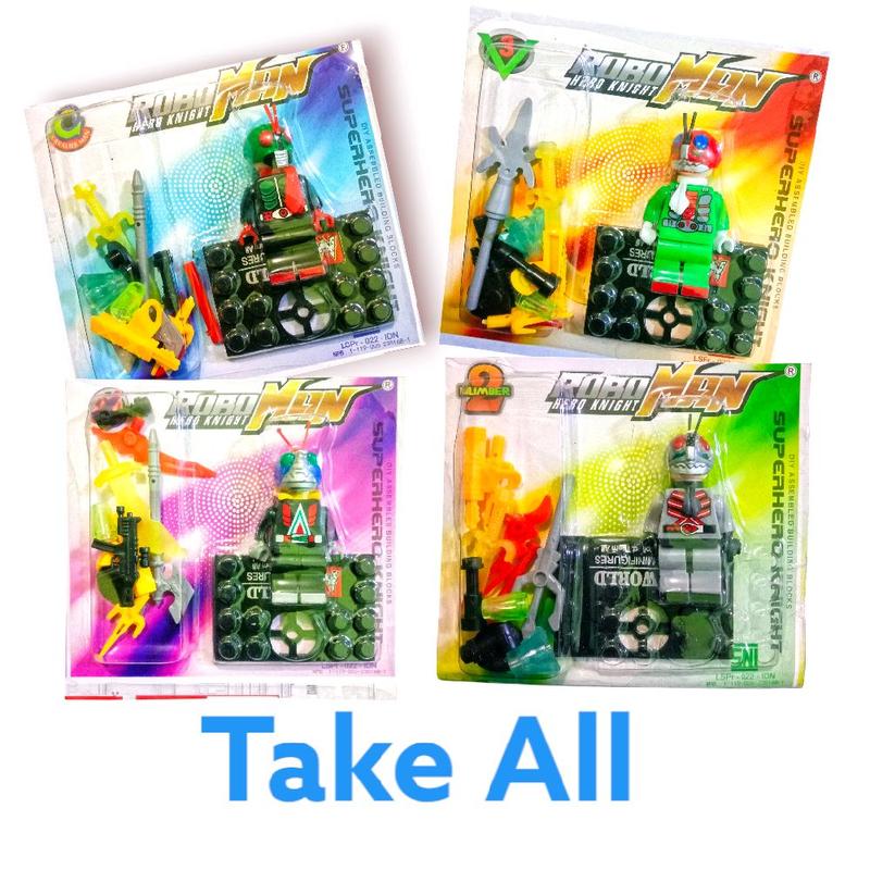 RoboMan Mini Figure Rakitan - Kamen Riders (Style Klasik) Mainan - Shop ...