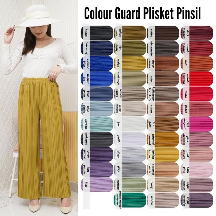 Jual Celana Wanita Kulot Plisket Premium XL Jumbo Bestseller Bahan ...
