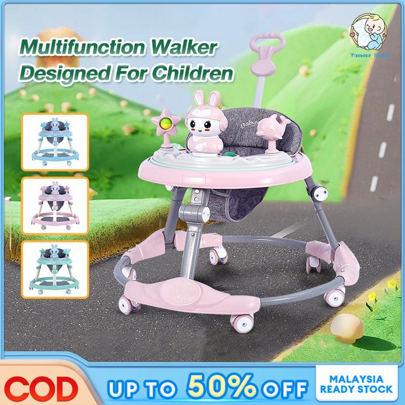 COD Foldable Walker Baby Multifunction Baby Walker Stable O Shape ...