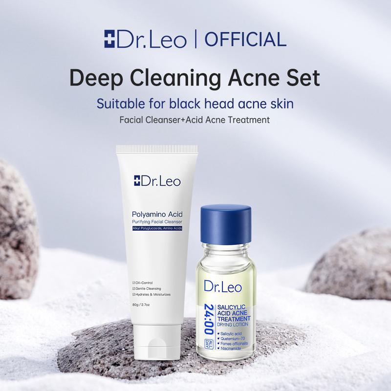 【KOL LIVE】Dr.Leo Deep Cleaning Acne Set Acne Essence Salicylic - TikTok ...