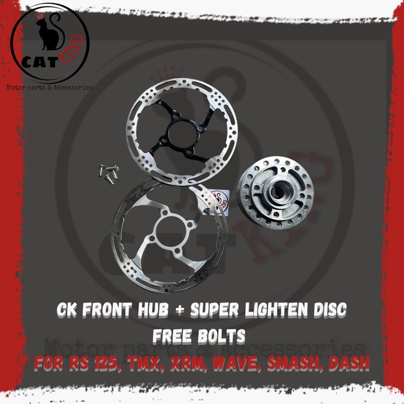 CKing FRONT HUB + SUPER LIGHTEN DISC free bolts Rs -125, Tmx - TikTok ...