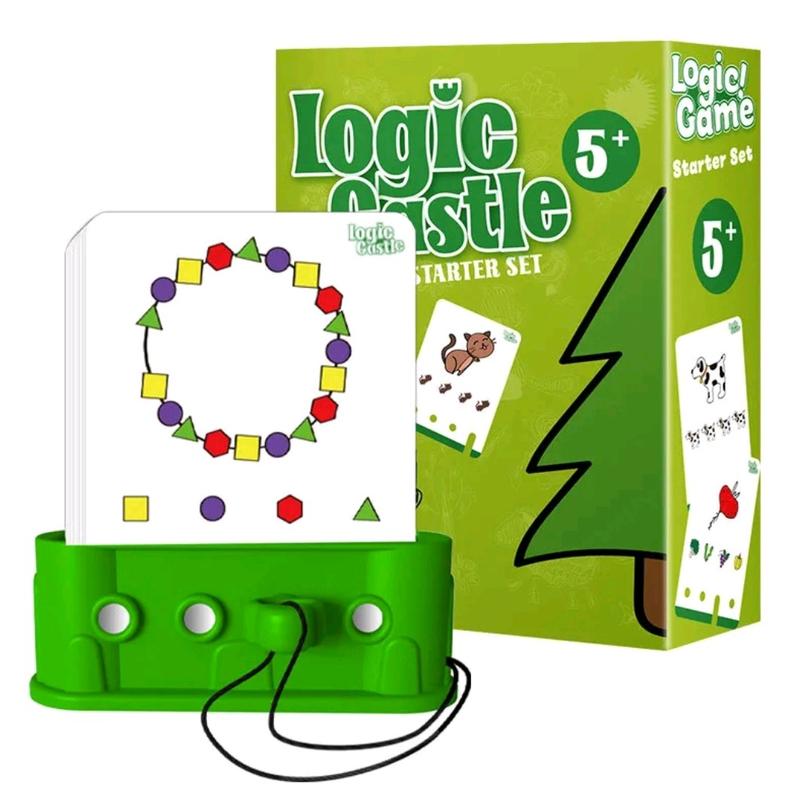 Logic Castle with Activity Game Cards Educational Smart Logi - TikTok Shop Singapore
