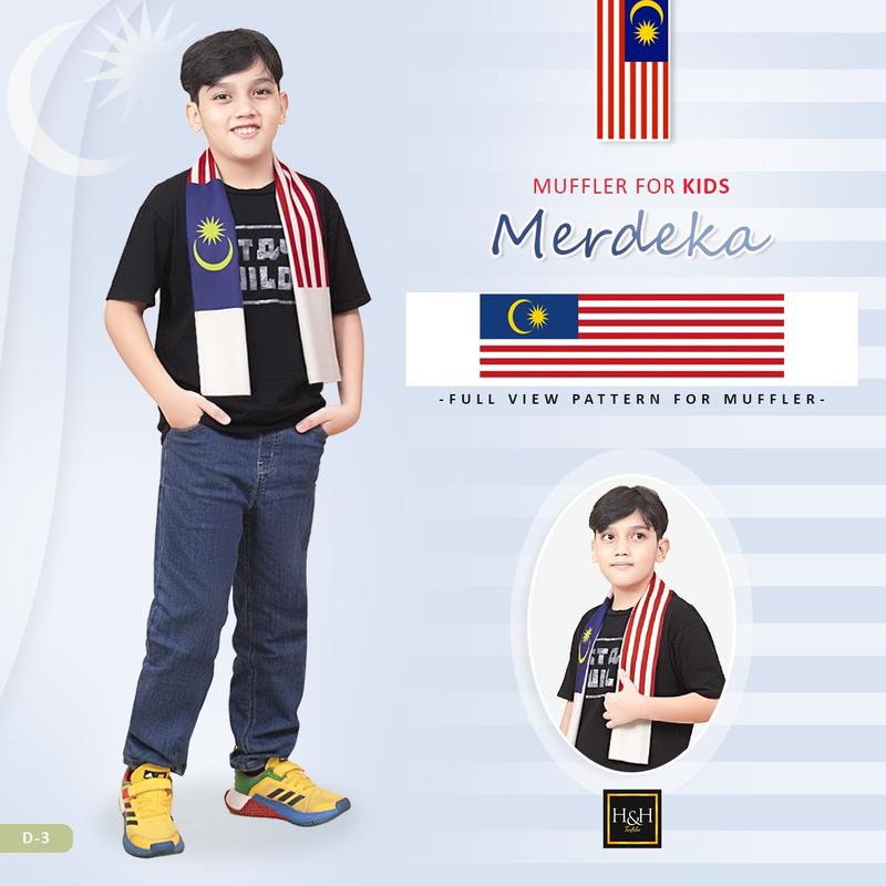 *Hot Arrival 2024* Merdeka Muffler for kids By Muslim Fashion - TikTok ...