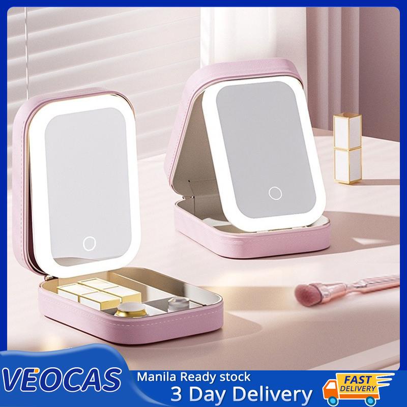 Travel Makeup Bag With Led Mirror, LED Makeup Bag, Travel Makeup ...