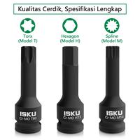 Promo ISKU Mata Socket Impact Bits Set 10pcs Bahan Cr-Mo 1/2 Inch ...