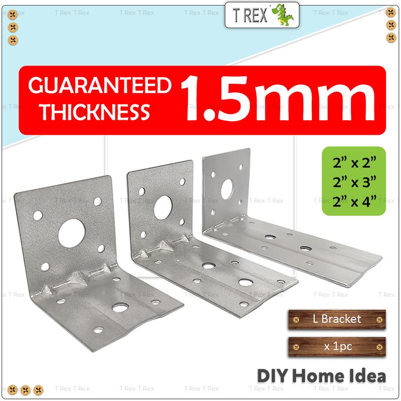 T Rex DIY 2 / 3 / 4 Inch Roofing L Bracket / Corner Joint Brace / Besi ...