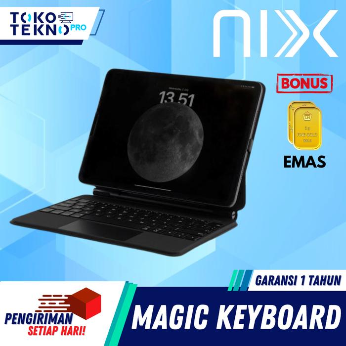 Promo NIX Floating Magnetic Magic Keyboard for IP 11/13 inch Smart ...