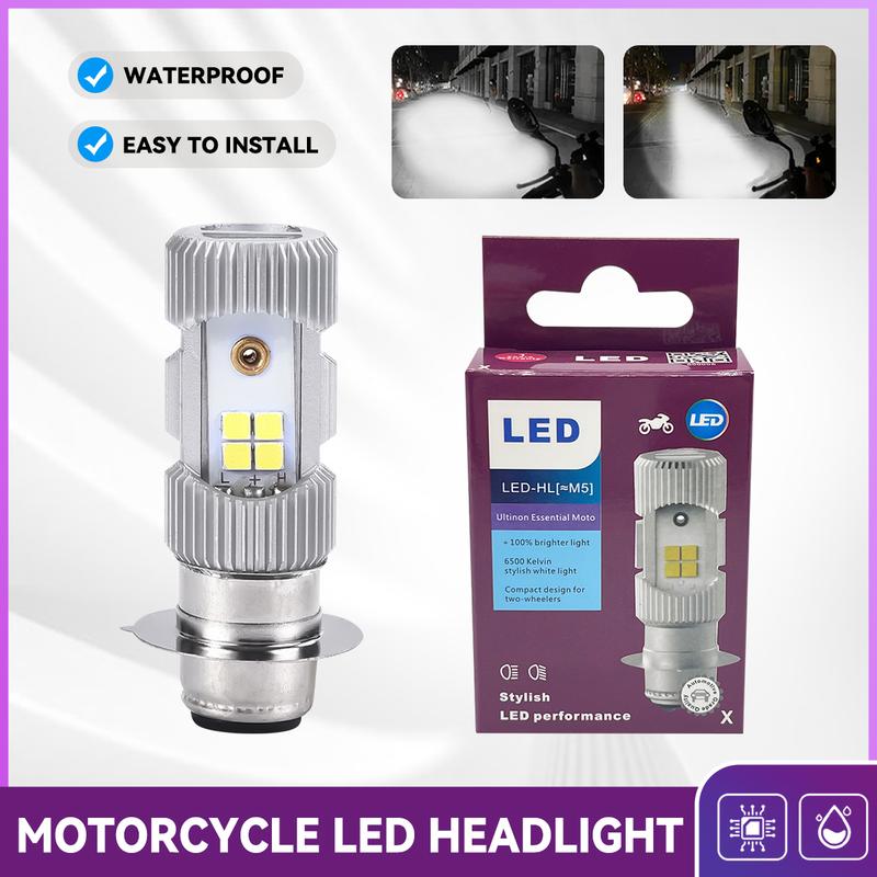 Lampu Depan Motor LED 2 Sisi Arus Wajib DC 6500K Kaki 1 11163UEMXI ...