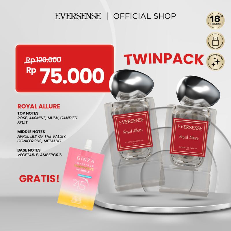 TWIN PACK - Eversense Extrait De Parfum 30ml | Parfum Wangi Tahan ...
