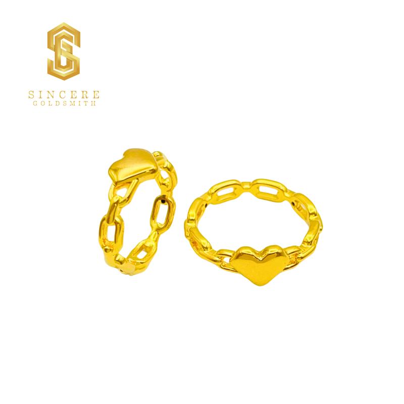 Sincere Store Emas 999 Cincin Sauh Love | Emas 999 - TikTok Shop Malaysia