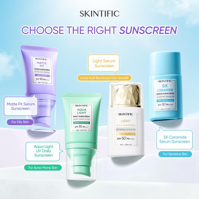 [GX] SKINTIFIC Sunscreen -Aqua Light Daily Sunscreen SPF 35 PA+++/Matte ...