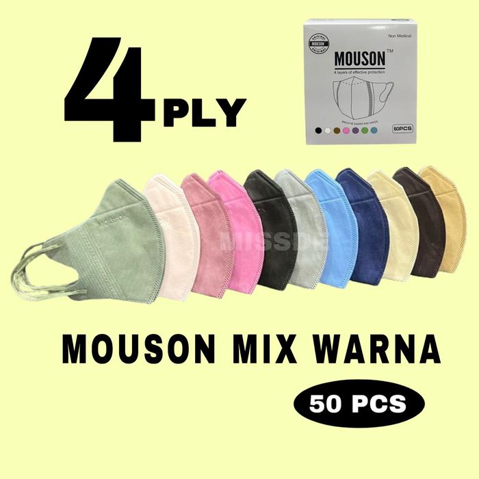 Jual MASKER DUCKBILL MOUSON ALKINDO 4PLY 50 PCS - Jakarta Barat - NFH ...