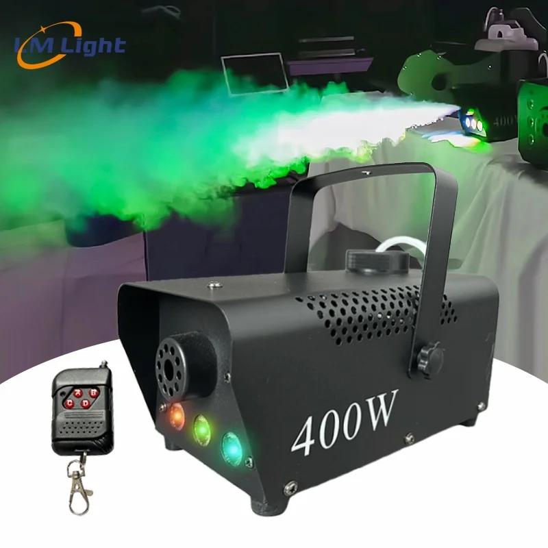 Remote Control Small Smoke Machine Mini Fogging Machine Stage DJ Disco ...