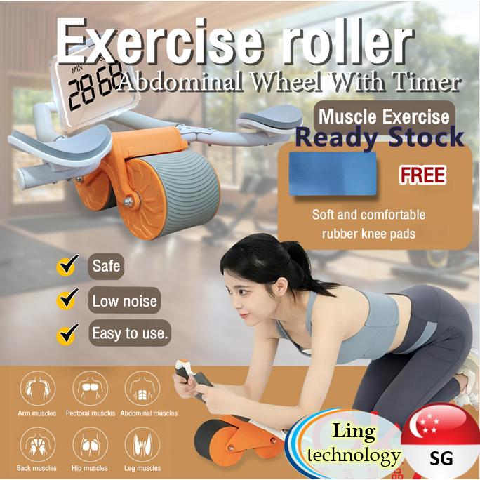 Abs roller Abdominal exercise Wheel Auto Rebound Muscle training ...