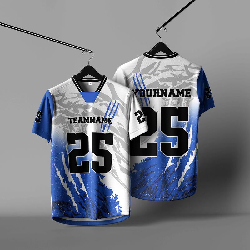 Kemeja Jersi Edisi NFL, Lengan Pendek, Kolar Retro, Sublimas - TikTok ...
