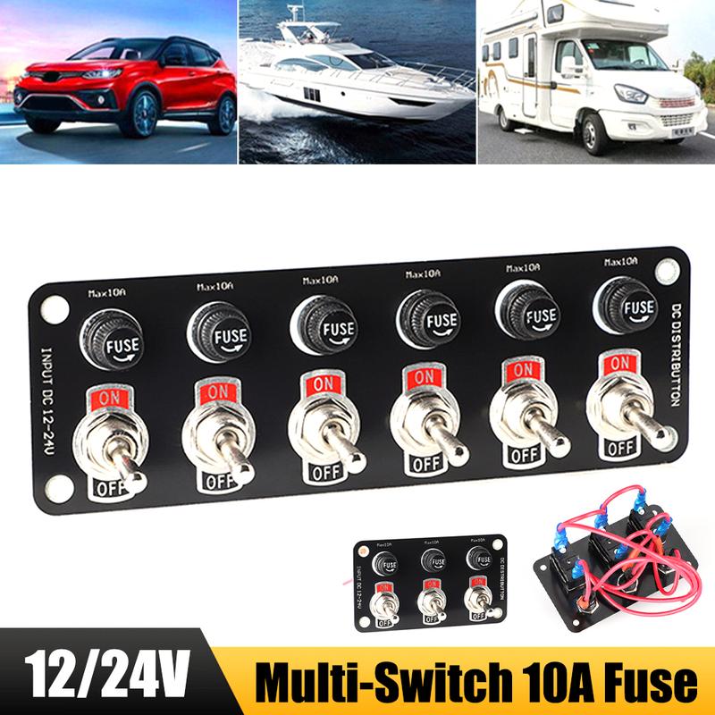 Panel Suis Togol, 3 Geng / 6 Geng, 12V / 24V, Suis Togol Rocker ...