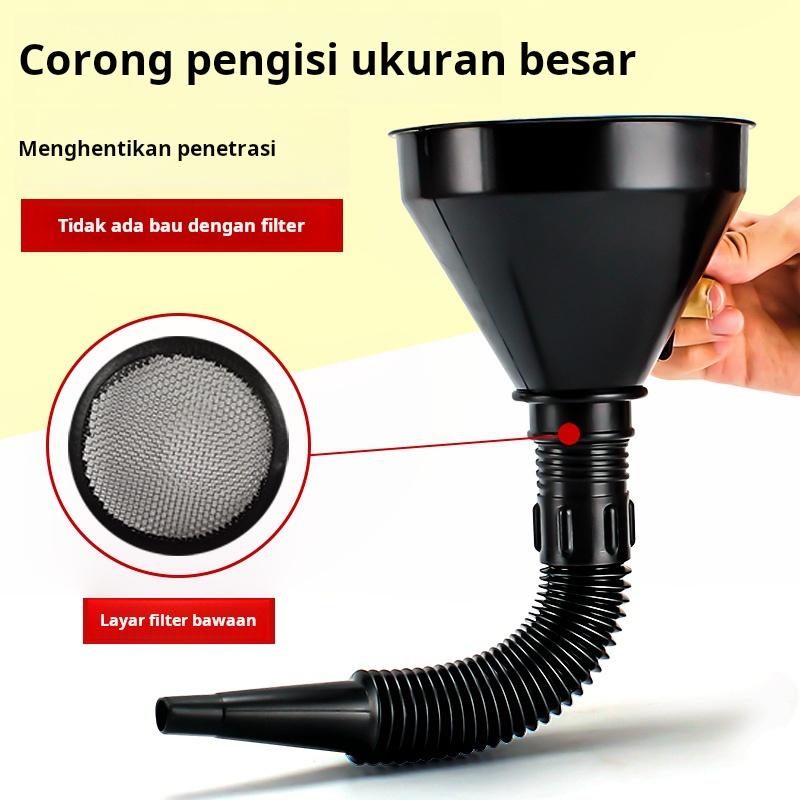 Corong bahan bakar mobil sepeda motor plastik khusus tambahkan corong ...