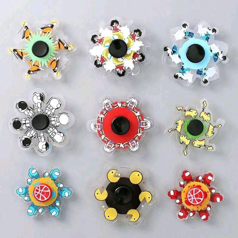 Mainan Anak Hand Spiner Model Karakter Unik Cocok Untuk Anak Spiner ...