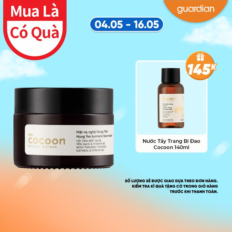 Mặt nạ Cocoon Nghệ Hưng Yên Giúp Da Rạng Rỡ & Mịn Màng 30ml - TikTok ...