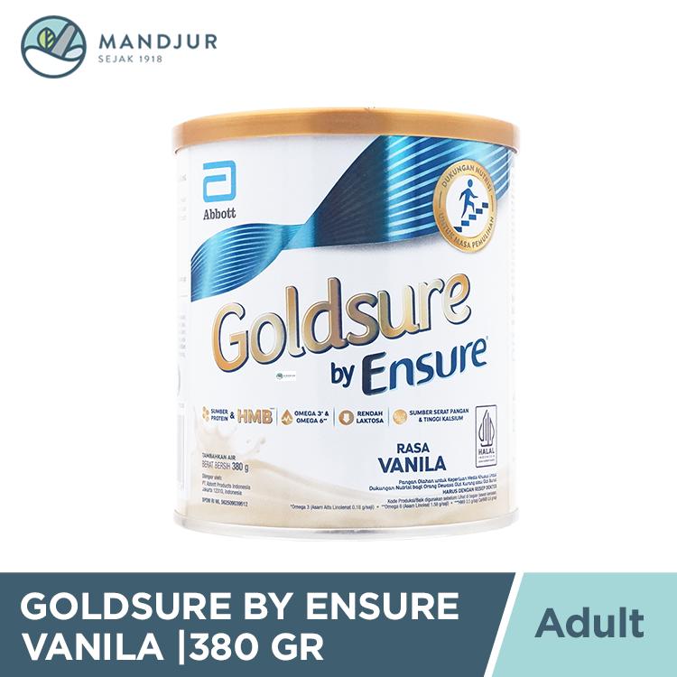 Goldsure By Ensure Vanila 380 Gram - Shop | Tokopedia