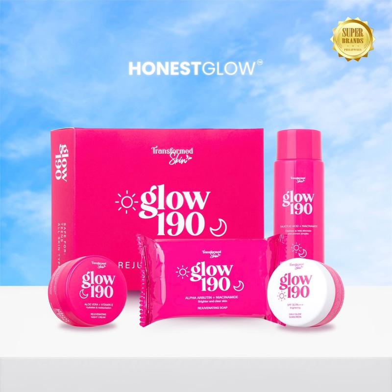 Glow 190 NIACINAMIDE Rejuvenating Skincare Set by Honest Glo - TikTok ...