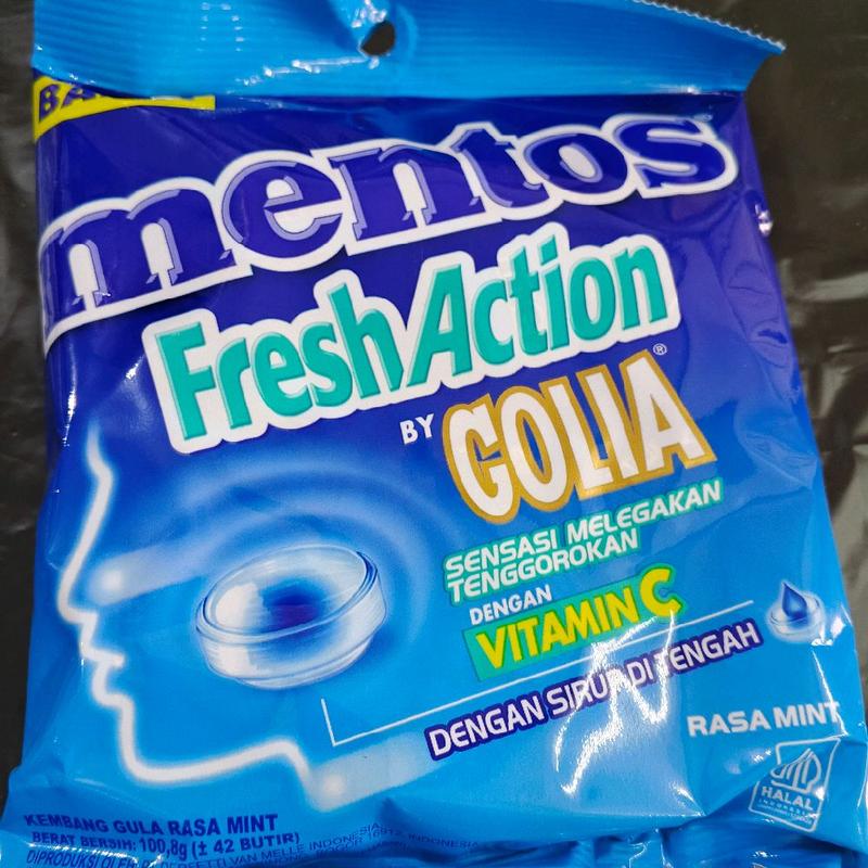 Mentos golia permen Mentos golia rasa mint 1 pack isi 50 pcs - Shop ...