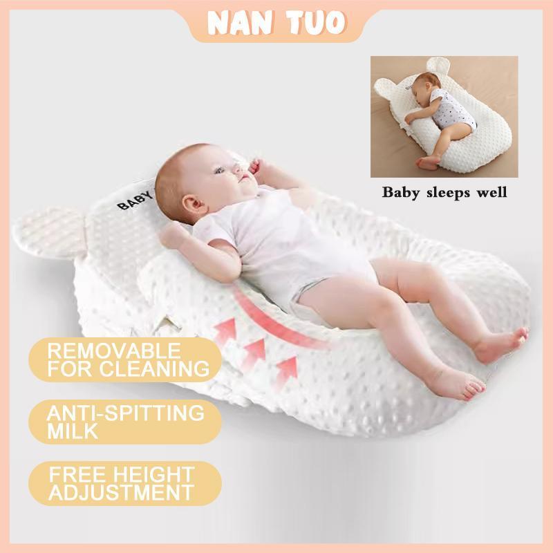 Baby Slope Pillow Newborn Pad Pillow Anti-Overflow Milk Slop - TikTok Shop Malaysia
