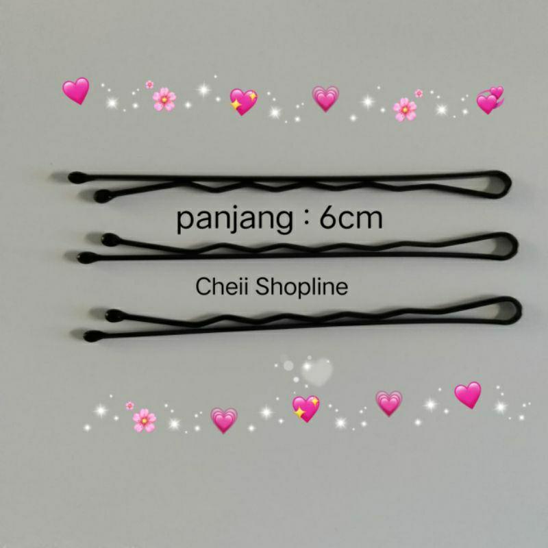 Cheii Jepit Lidi Sanggul / jepitan konde pin ECER hitam - Shop | Tokopedia