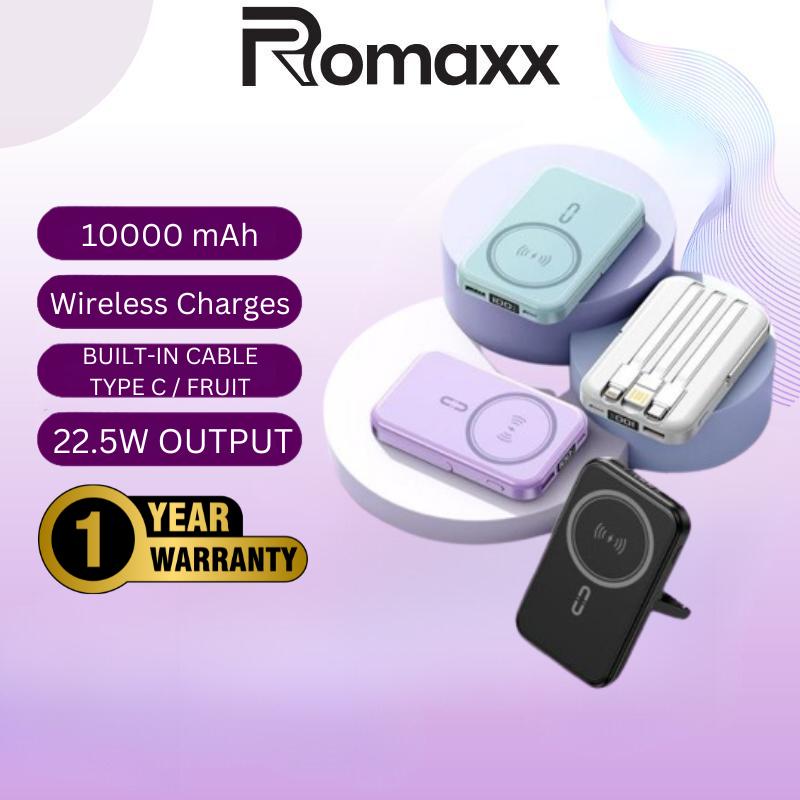 Romaxx F11 15W Wireless Charging 20W Type C PD Charging LED Digital - TikTok Shop Malaysia