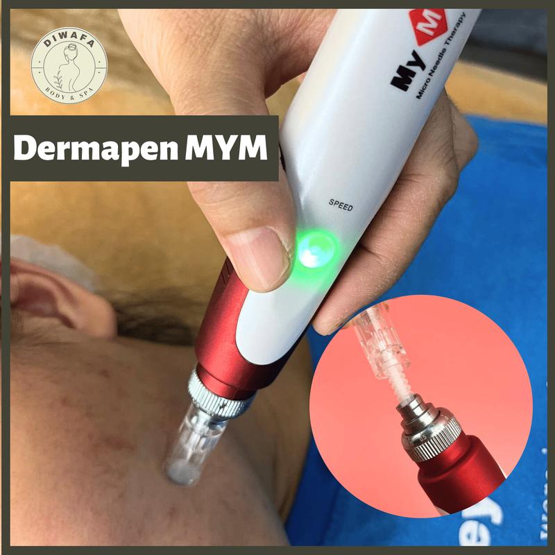 READY STOCK MyM Original Electric Derma Pen Microneedles Adjustable ...