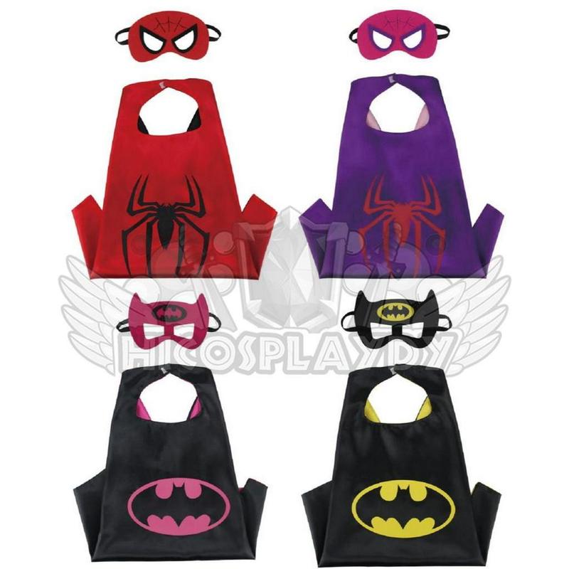 hiCosplaydy Kids Boy Girl Mask and Cape Boy Girl Party Performance ...