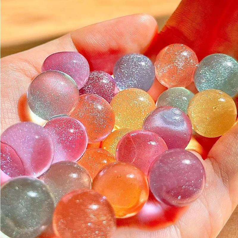 15mm fantasy galaxy water baby starry sky beads hydrogel beads - TikTok ...
