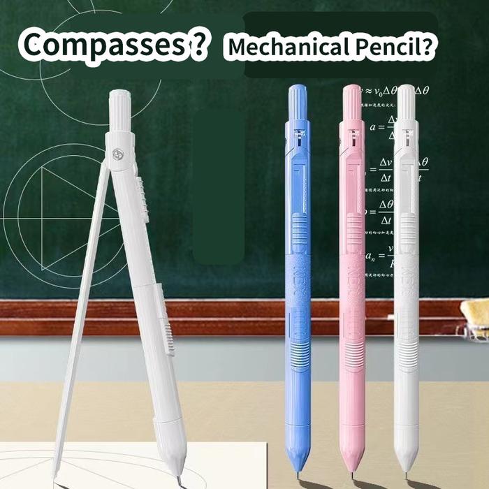 Jual Aesthetic stationery school supplies professional compas school ...