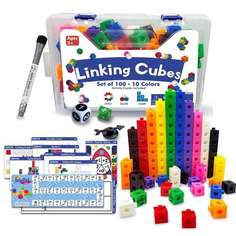 math link cube learning set mainan edukasi anak - Shop | Tokopedia