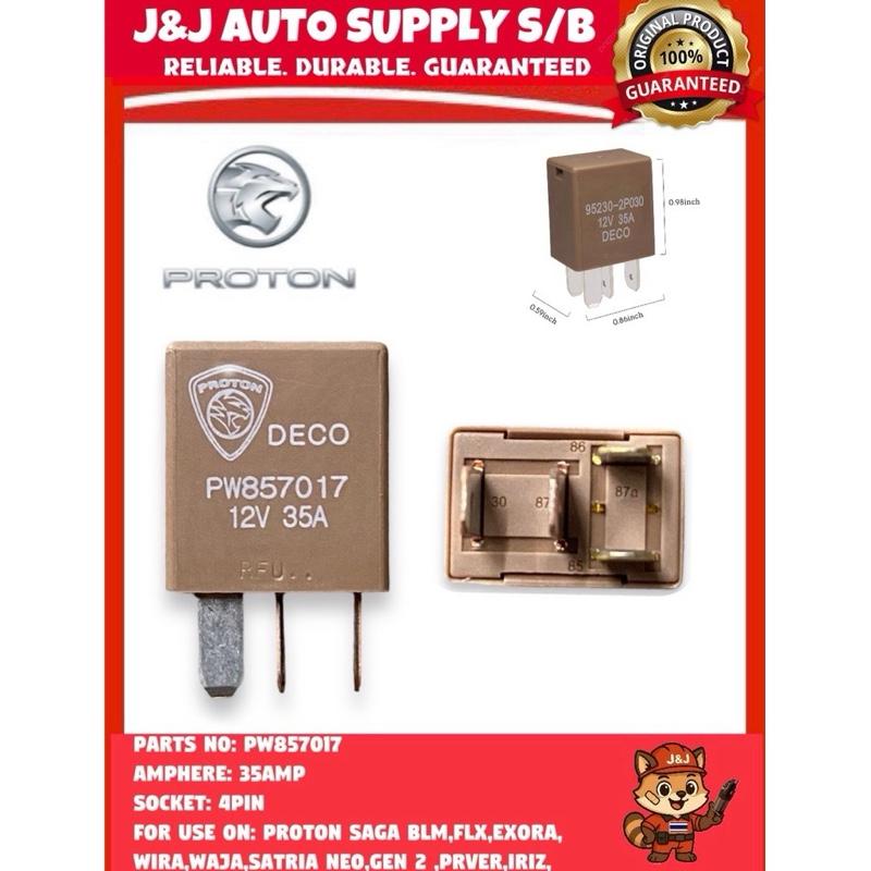 PW857017 ORIGINAL PROTON 4PIN 35AMP 12V RELAY FOR USE ON: PROTON ...