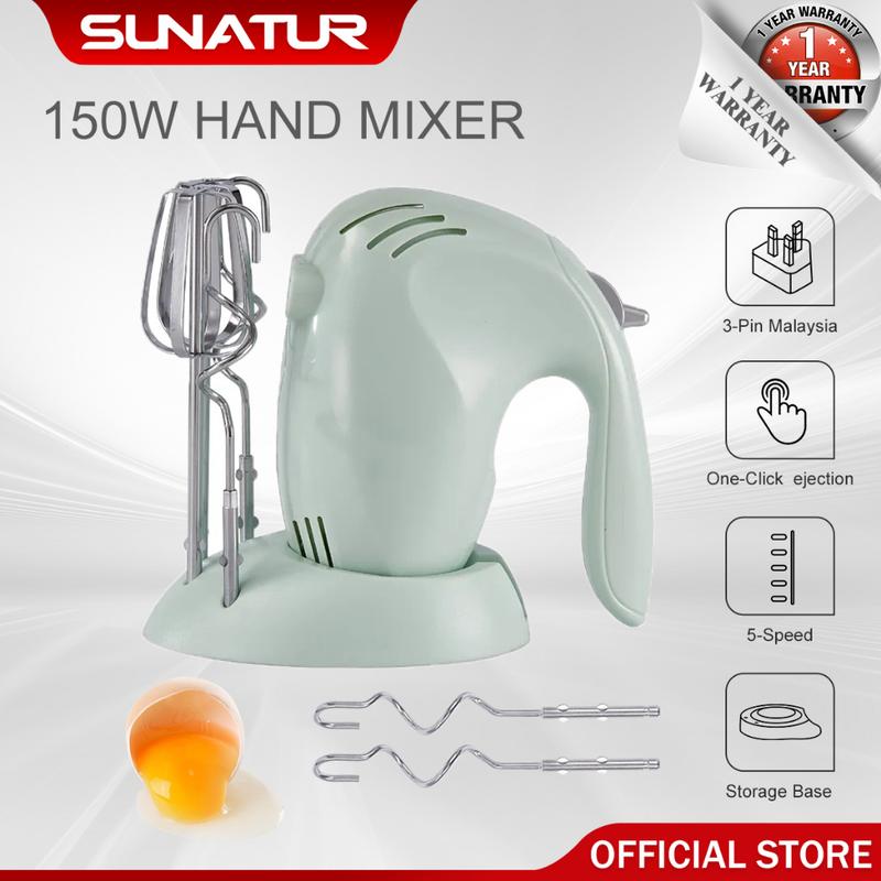 150W Hand Mixer 5-Speed Portable Electric Handheld Egg Beate - TikTok ...