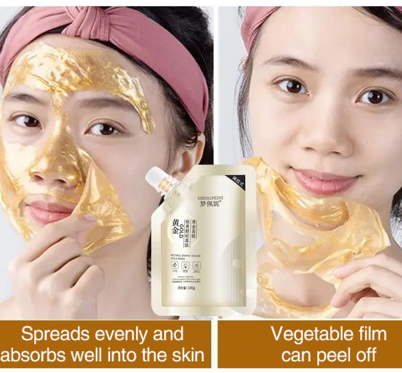 Mengpeini Cleansing Skin Pore Retinol Snake Venom Peptide Gold - TikTok ...