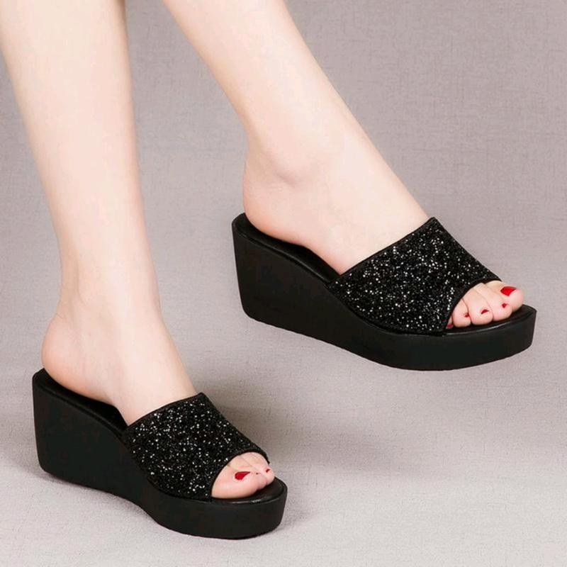SANDAL PESTA SOFIYA/SANDAL WANITA WEDGES SOFIYA KEKINIAN TERMURAH/WEDGES - Shop | Tokopedia