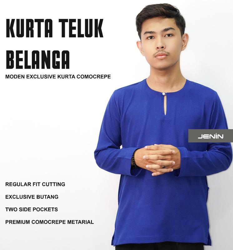 Kurta Teluk Belanga Lelaki Moden Man Kurta Eksklusif Viral Comocrepe ...