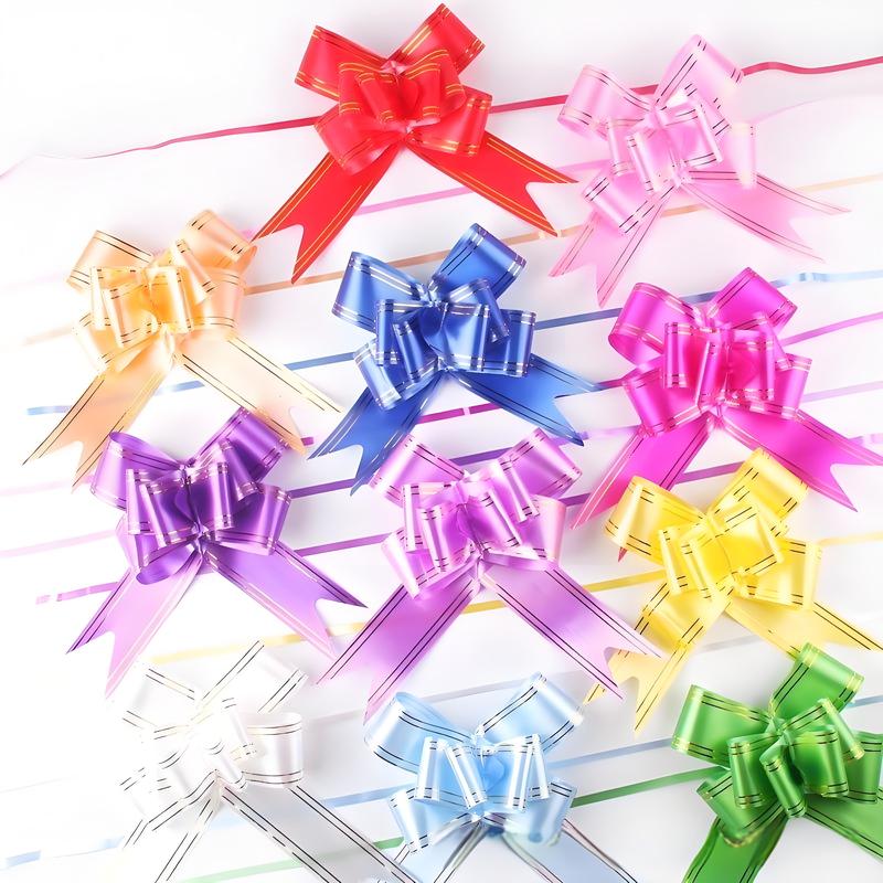 10PCS 3x49CM Magic Ribbon Flower Party Wedding Birthday Gift - TikTok ...